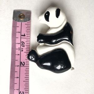 Jewelry | Vintage Panda Pin | Poshmark
